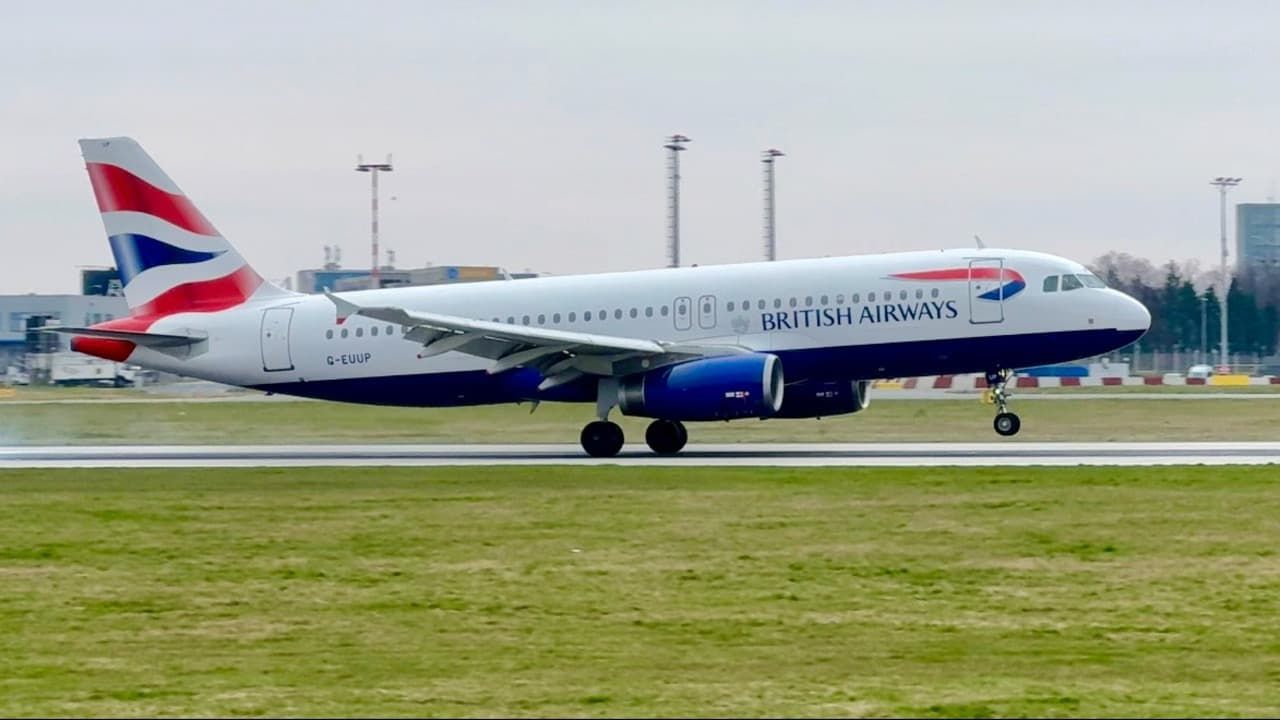 Airbus A320 krásné přistání ve slow motion | Stream